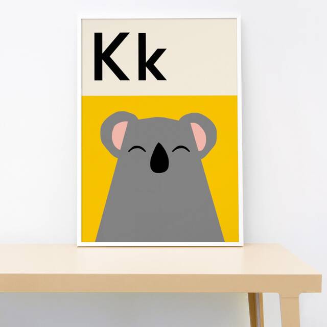 Koala - Alphabet Print by Etsy | ufurnish.com