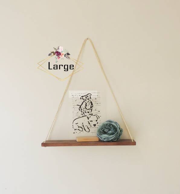 Hanging Swing Shelf Wooden Floating Display, Dorm Decor by Etsy ...