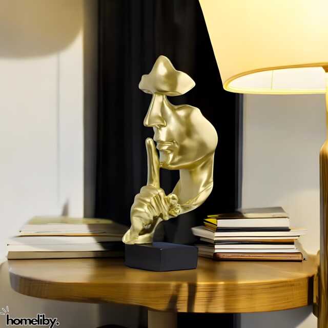 Abstract Face Sculpture, Silence Figurine by Etsy | ufurnish.com