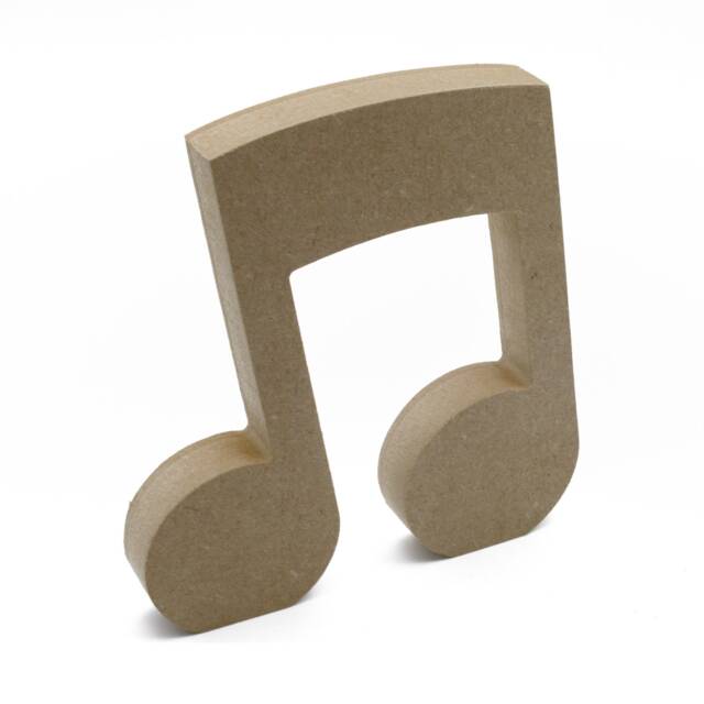 Freestanding Double Music Note - 18mm Thick Mdf Two Eighth Notes ...