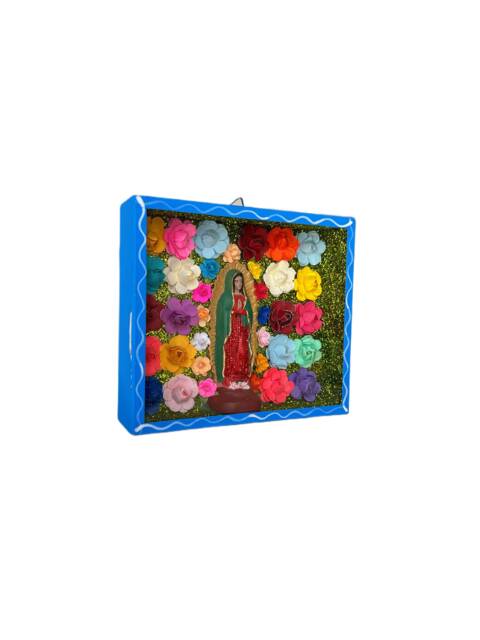Virgen De Guadalupe Shadow Box, Mexican Retablo, Folk Art by Etsy ...