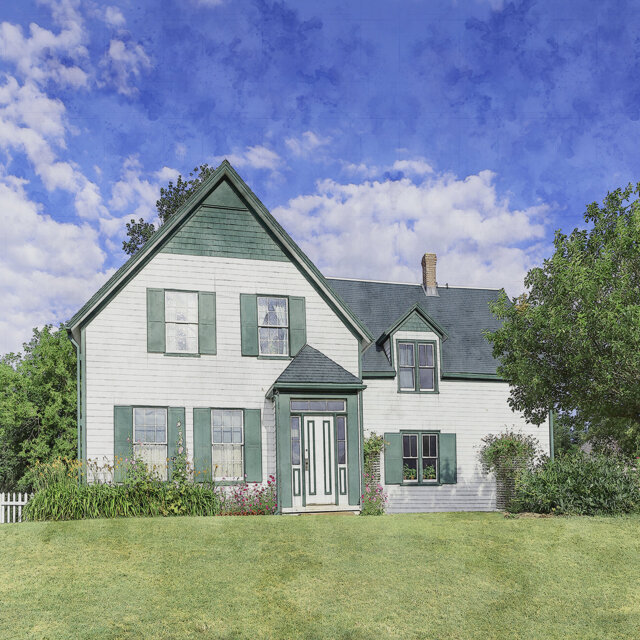 Anne Of Green Gables House Canvas Poster. Wall Art. Poster Print, 3 ...
