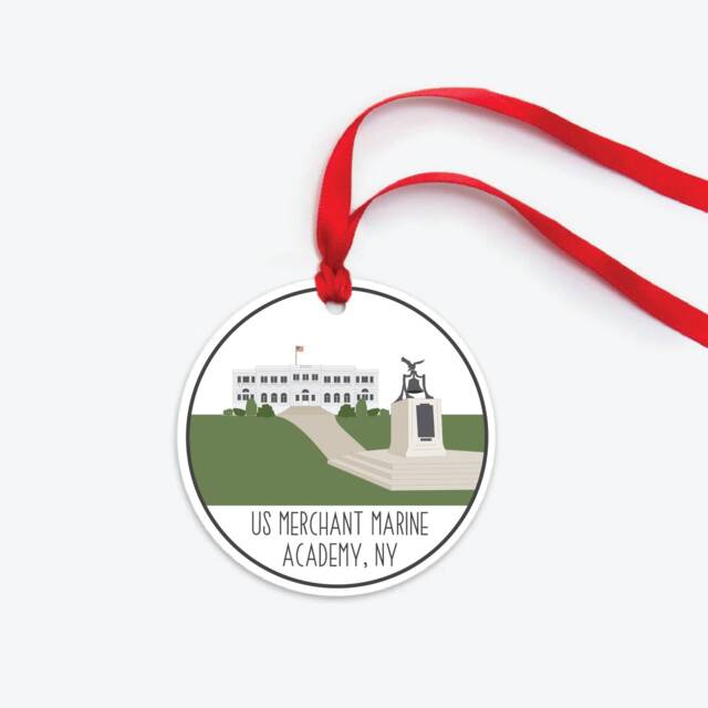 Us Merchant Marine Academy Ornament, Corps Christmas Collectible Duty ...