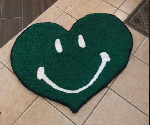 Heart Smiley Face Custom Rug by Etsy | ufurnish.com