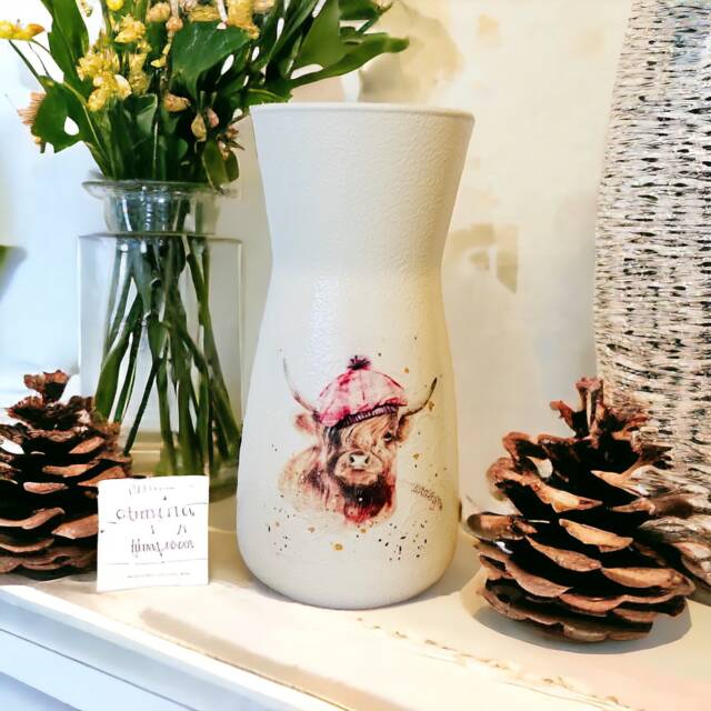 Highland Cow Flower Vase, Gifts, Home Decor, Cows by Etsy | ufurnish.com