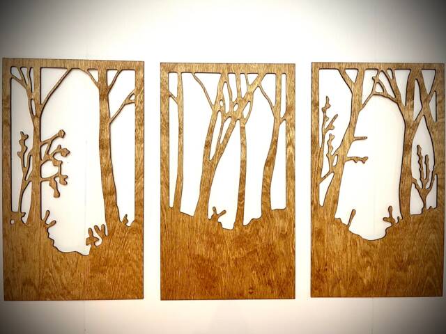 3 Piece Tree Landscape Scene Wall Art Panels Available in Multiple ...