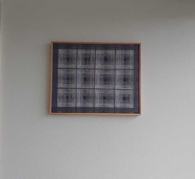 Textile Wall Art Framed/Geometric Modern Textile/Wall Hanging ...