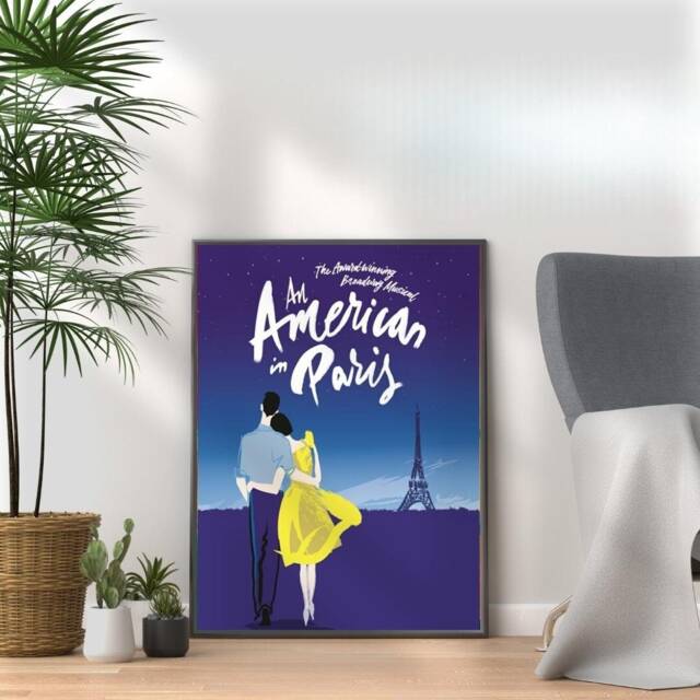 An American in Paris Musical Poster Broadway Theatre Wall Art by Etsy ...