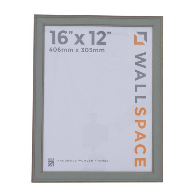 16x12 Green Frame - Shabby Chic Photo Inches Wood 12x16 Rustic Picture ...