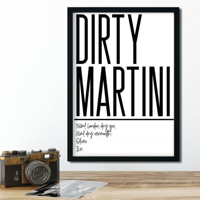 Wall Art Prints Posters Pictures A4 Bathroom Print Kitchen Dirty ...