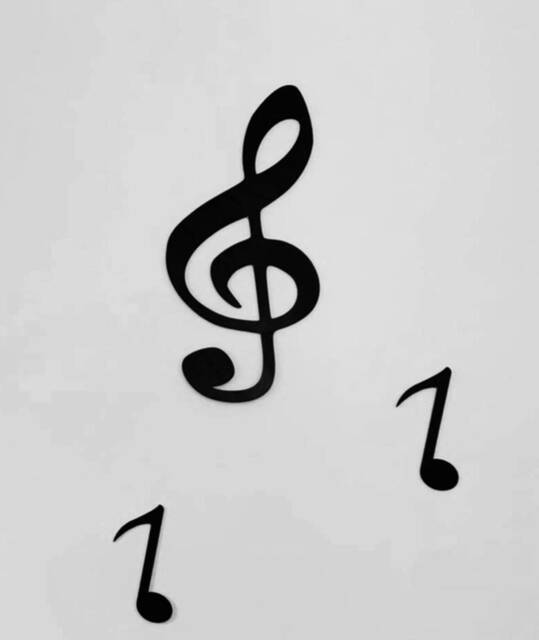 Treble Clef, Musical Notation, Wall Decoration, Art by Etsy | ufurnish.com