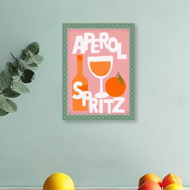 "Bobble Frame Aperol Spritz Print, Print in Frame, 6"" X 8" by Etsy ...