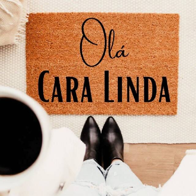 Ola Cara Linda Portuguese Welcome Mat - Hello Beautiful Face by Etsy ...
