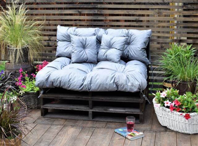 Custom Bench Cushions - Pallet Cushions Set Water Resistant Fabric For Pallet Furniture Outdoor ...