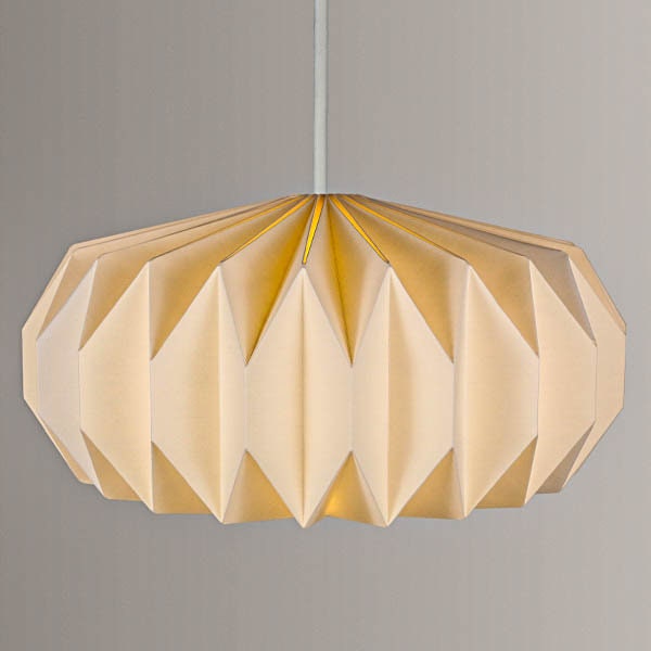 Oval Drum Origami Paper Lampshade by Etsy | ufurnish.com
