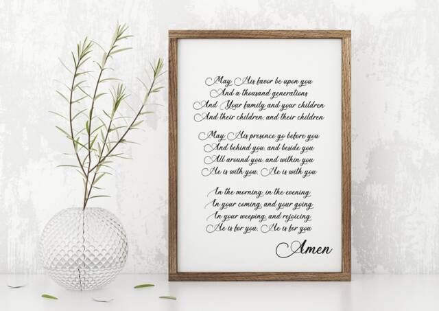 The Blessing Song Lyrics Kari Jobe, Scripture Wall Art, Wood Signs ...