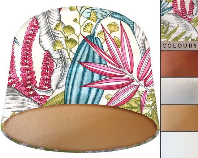 Pink Lampshade, Tropical Lampshades, Ceiling Light Shades, Lamp Shade ...