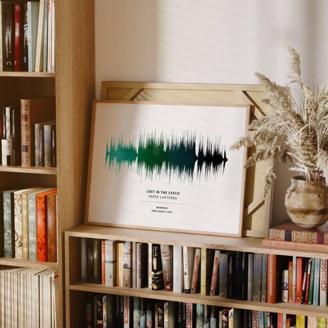 Custom Sound Wave Art Personalised Your Song First Dance Wedding Gift ...