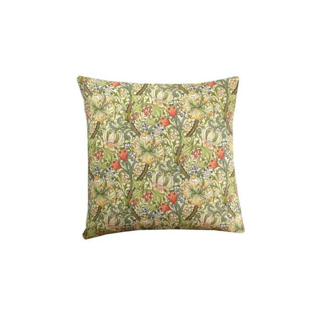 William Morris Golden Lily Cushion Cream Floral Pillow Cover, Victorian ...