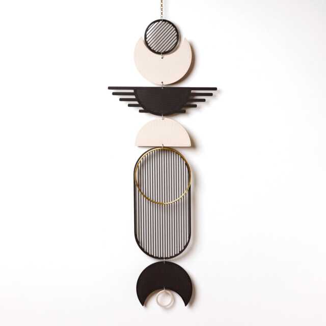 Colourful Wall Decor - Modern Art Deco Geometric Hanging Bright Hanging ...