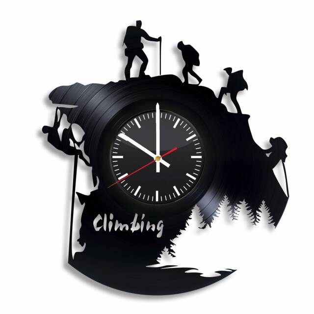 Dynamic Climbing Wall Clock - Perfect Decor For Adventure Lovers ...