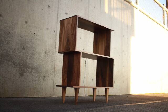 Boot Offstack Bookcase, Modern Geometric Bookshelf, Shoe Shelf Storage ...