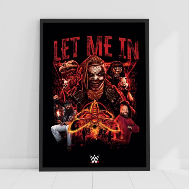 Wwe Print - Bray Wyatt Let Me in Red Collage Poster Wrestling Wall Art ...
