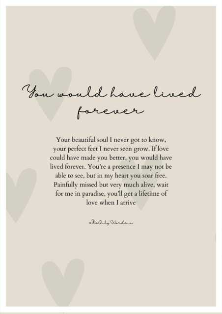 Remembering You - A Poem For Baby Loss Awareness Month Would Have Lived ...