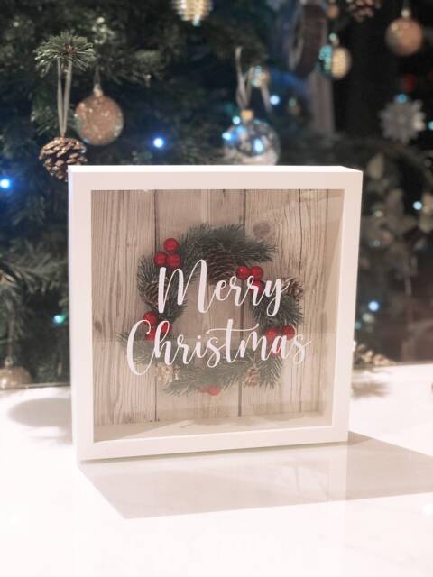 Personalised Christmas Box Frame With Led Light Option by Etsy ...