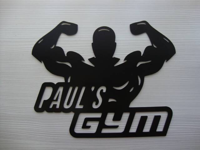Custom Gym Sign, Personalized Home Sign, Custom Metal Sign, Home Sign ...