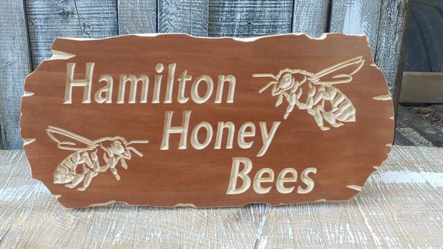 Bee Hive Sign, Wall Decor, Best Friend Gift, Outdoor Bee Hobbie, Honey ...
