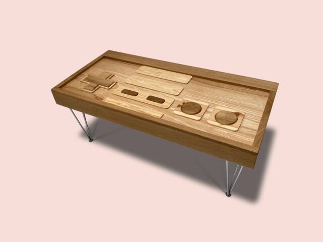 Nes Nintendo Coffee Table in Solid Hardwood by Etsy | ufurnish.com