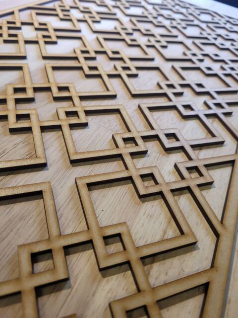 Greek Key Decorative Screen Laser-Cut Mdf Panel, Radiator Cover Insert ...