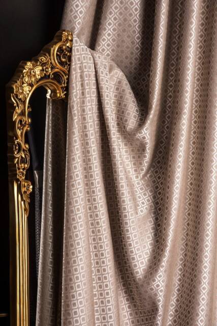 Luxury Cream Patterned Curtains Custom Size Drapes by Etsy | ufurnish.com