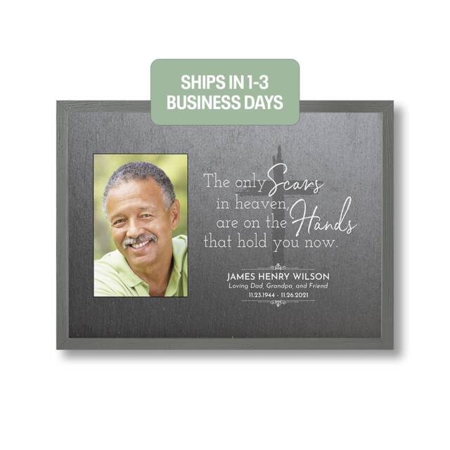 Scars in Heaven Personalized Sympathy, Memorial, Grief Gift, Print Or ...