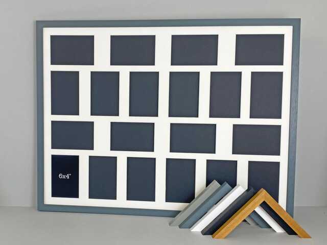 Wooden Multi Aperture Picture Frame. Suits Twenty 6x4 by Etsy ...