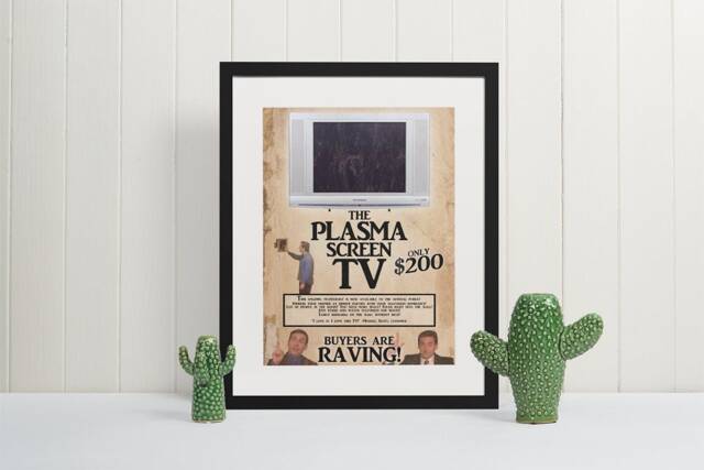 Michael Scott's Plasma Screen Tv Poster - Fan Art, The Office, Quote ...