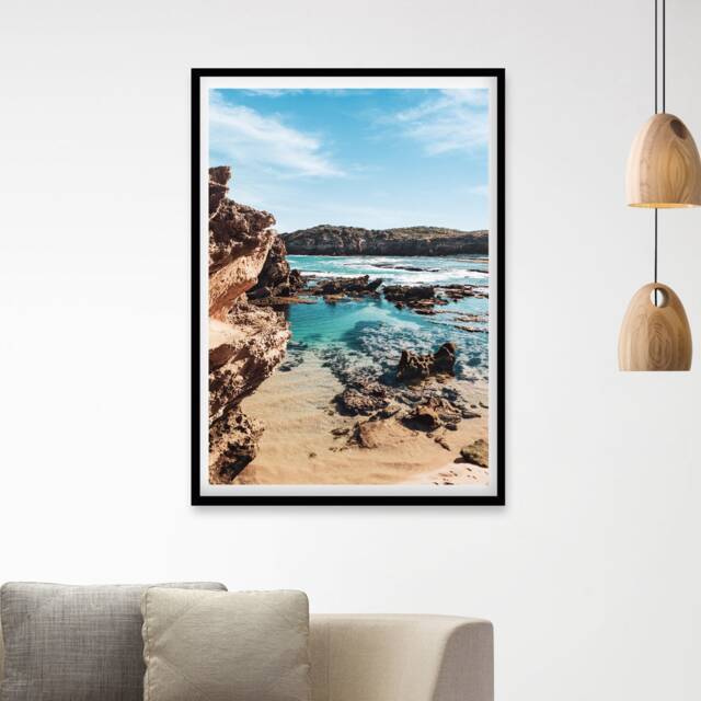 Bridgewater Pool 2 Print - Beach Poster Australian Coastal Wall Art ...