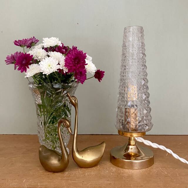 Vintage Glass Tulip Table Lamp by Etsy | uFurnish.com