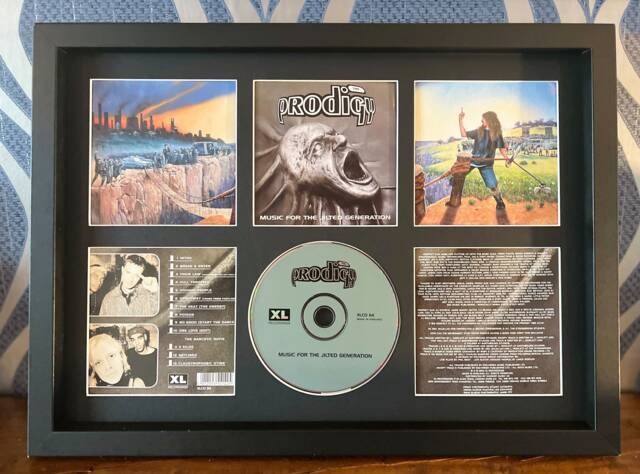 Prodigy - Music For The Jilted Generation Cd Wall Display Frame Not ...
