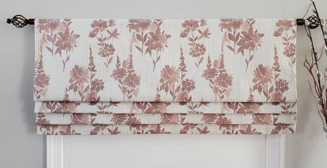 Bottom Pleated Lined Valance - Faux Roman Shade Valance Premier Prints ...