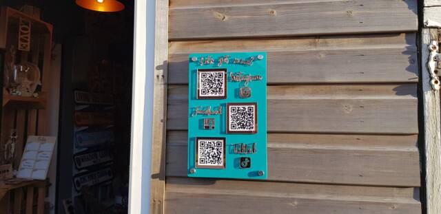 Lets Get Social Media Qr Code Wall Sign With Standoff Bolts by Etsy ...