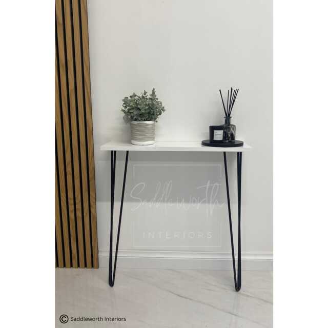 Console Table - High Quality White Top. Available in A Matt Or High ...