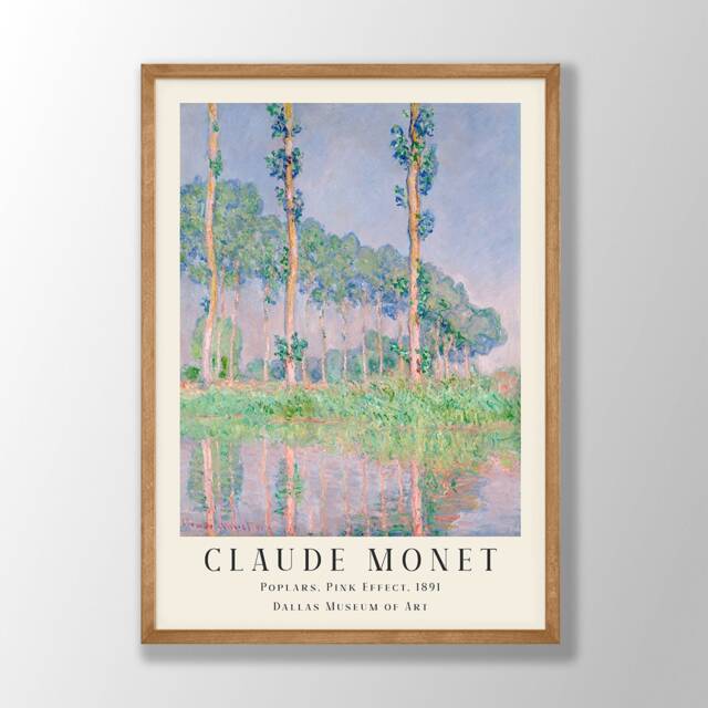 Claude Monet Art Print - Poplar Paintings, Wall Art, Nouveau Prints ...