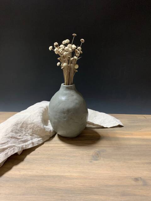 Modern Ceramic Vase, Small Pottery Minimalist Handmade Pottery, Artisan ...
