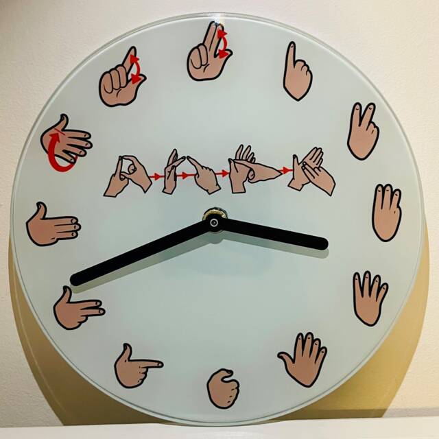 British Sign Language Personalised Clock, Bsl Clock by Etsy | ufurnish.com