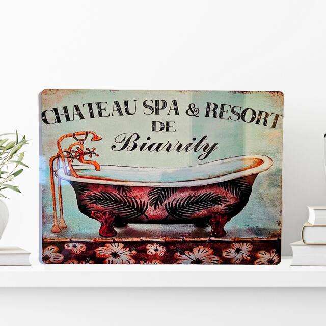 Vintage Style Bathroom Metal Sign - Shabby Chic Wall Decor by Etsy ...
