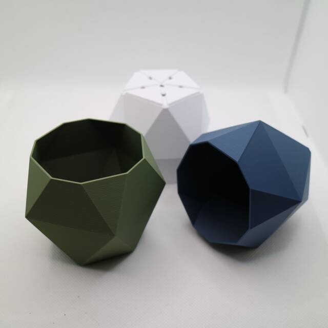 Geometric Plant Pot/Planter - Pentagon-Triangle Eco-Friendly ...