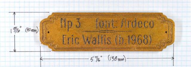 Name Plate 3, Title Plate, Plaque, Art Picture Frame Title, Painting ...