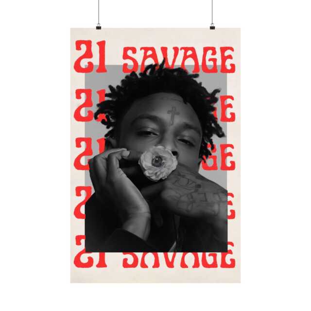 21 Savage - Poster - Rap Poster, Hip-Hop by Etsy | ufurnish.com